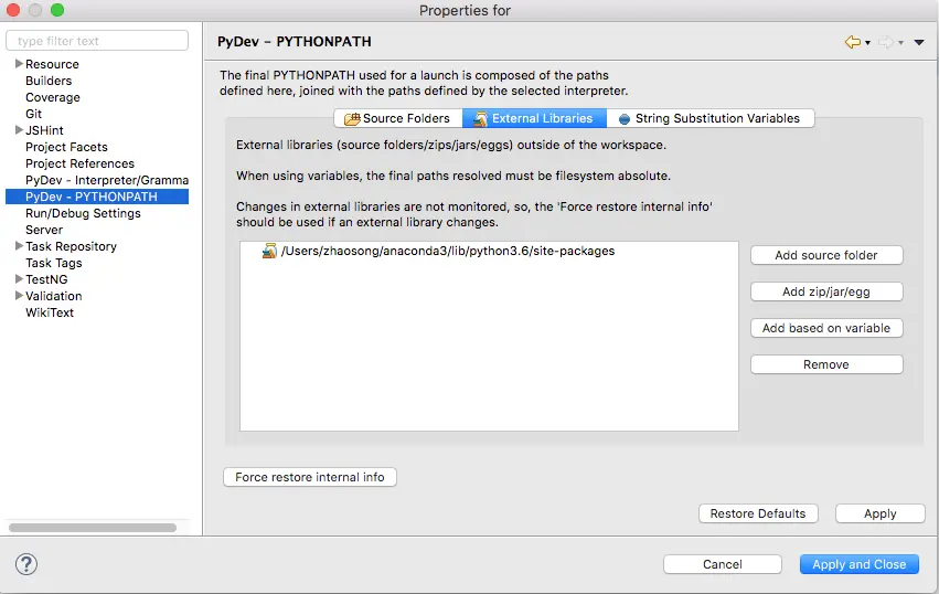 How To Add Library In Python Eclipse Project
